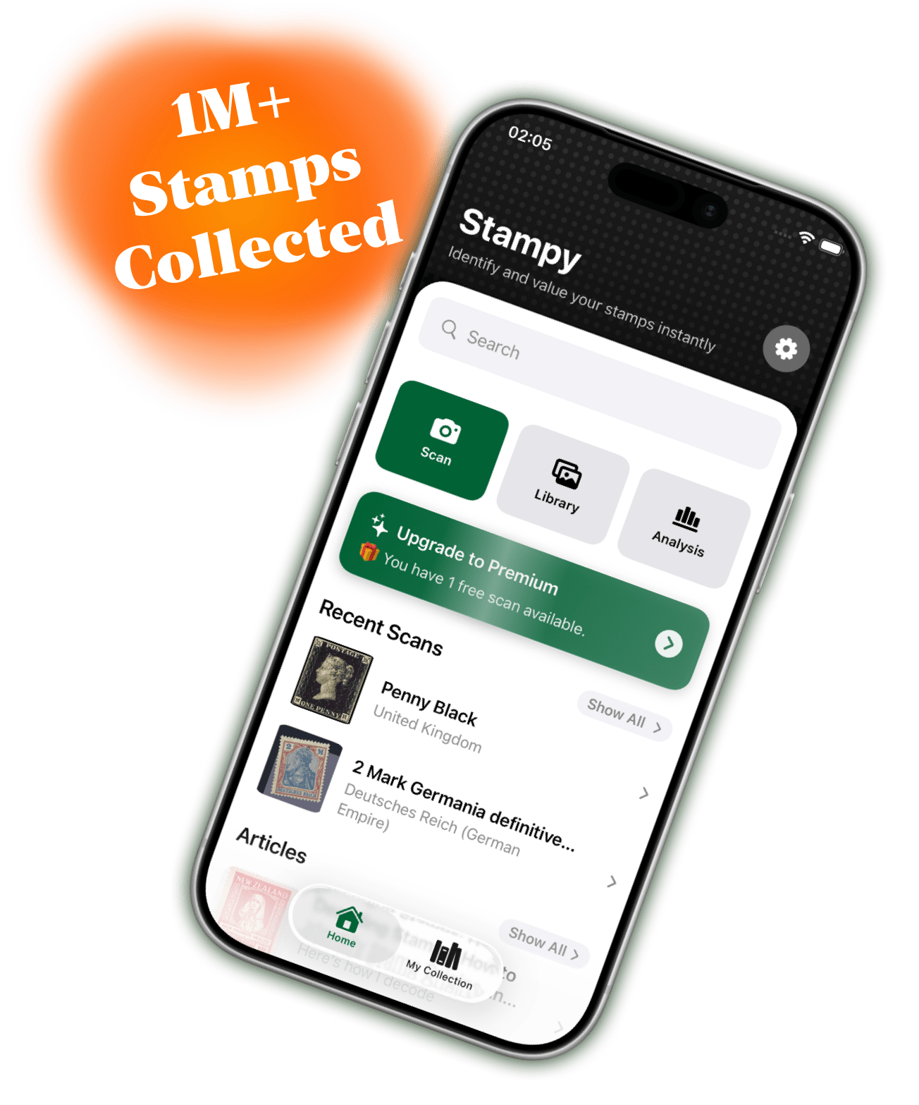 Stampy - Stamp Value Identifier App - Stamp Value Identifier App - Stampy